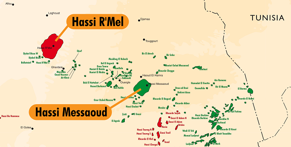 Sonatrach plans to increase gas output from Hassi Messaoud (Algeria ...