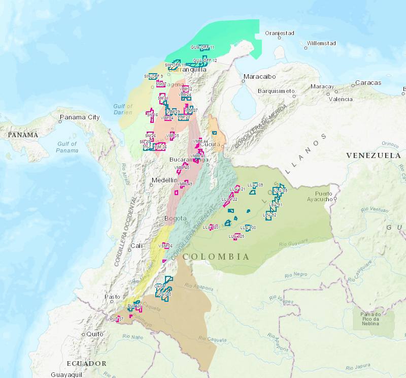 Colombia announces new oil & gas exploration round with 59 blocks ...